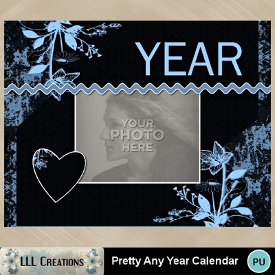 Digital Scrapbooking Kits | Pretty Any Year Calendar-(LLLCrtn) | Babies ...