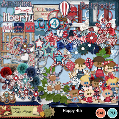 Digital Scrapbooking Kits | Happy 4th-(LisaMM) | Family, Holidays ...