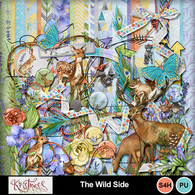 Digital Scrapbooking Kits | The Wild Side Trio-(Kmess) | Animals - Pets ...