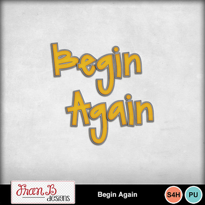 Digital Scrapbooking Kits | Begin Again-(FranB) | Holidays - New Years ...