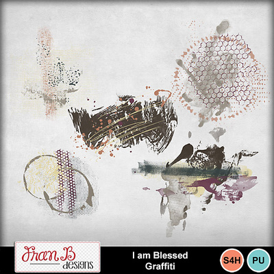 Digital Scrapbooking Kits | I am Blessed Graffiti-(FranB) | Holidays ...