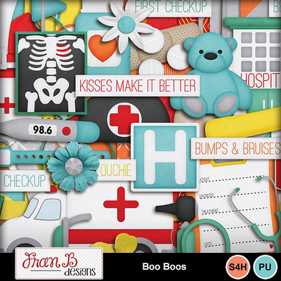 Digital Scrapbooking Kits | Boo Boos Bundle-(FranB) | Science | MyMemories