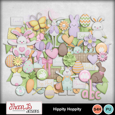 Digital Scrapbooking Kits | Hippity Hoppity-(FranB) | Celebrations ...