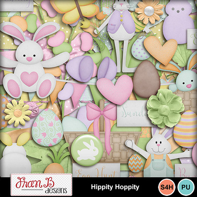 Digital Scrapbooking Kits | Hippity Hoppity-(FranB) | Celebrations ...