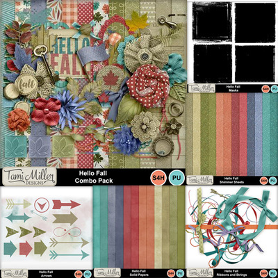 Digital Scrapbooking Kits | Hello Fall Bundle-(TMD) | Everyday, Family ...