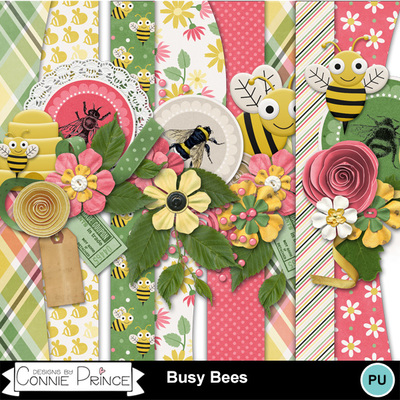 Digital Scrapbooking Kits | Busy Bees-Bundle-(cprince) | Everyday ...