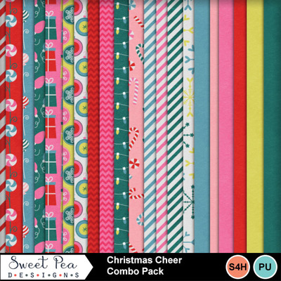 Digital Scrapbooking Kits | Christmas Cheer Combo Pack-(SPD) | Holidays ...