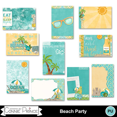 Digital Scrapbooking Kits | Beach Party-Bundle-(cprince) | Beach ...