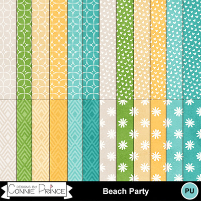 Digital Scrapbooking Kits | Beach Party-Bundle-(cprince) | Beach ...
