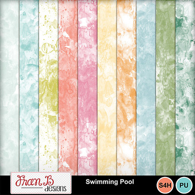Digital Scrapbooking Kits | Swimming Pool Bundle-(FranB) | Kid Fun ...