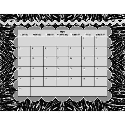 Digital Scrapbooking Kits | 2020 Shades of Black Calendar-(LLLCrtn ...