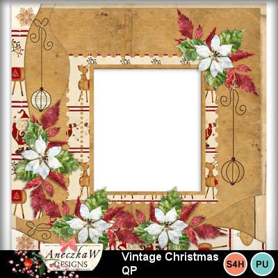 Digital Scrapbooking Kits | Vintage Christmas QP-(aniaw) | Celebrations ...