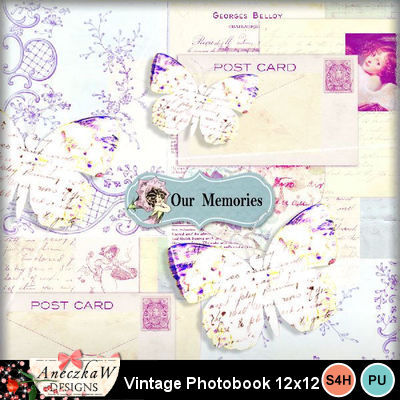 Digital Scrapbooking Kits | Vintage Photobook 12x12-(aniaw ...
