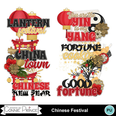 Digital Scrapbooking Kits | Chinese Festival-Bundle-(cprince ...