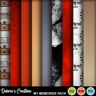Digital Scrapbooking Kits | My Memories Pack-(debcrea) | Friends ...
