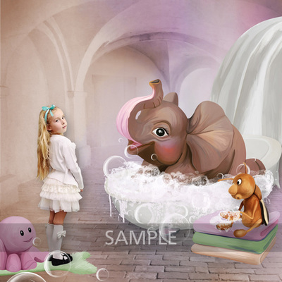 Digital Scrapbooking Kits | Bath time-Kit-(PScrap) | Everyday, Family ...