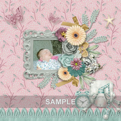 Digital Scrapbooking Kits | Sweet Dreams-(Whispy) | Babies, Boys, Girls ...