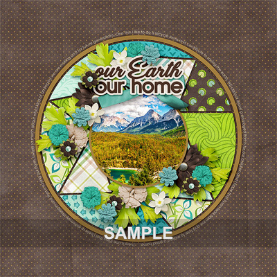 Digital Scrapbooking Kits | This Earth Word Art-(aimeeh) | Everyday ...