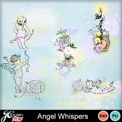 Digital Scrapbooking Kits | Angel Whispers Bundle-(JULIECD) | Babies ...
