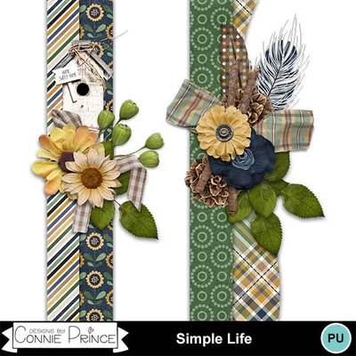 Digital Scrapbooking Kits | Simple Life-Borders-(cprince) | Everyday ...