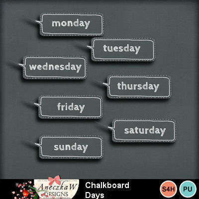 Digital Scrapbooking Kits | Chalkboard Days-(aniaw) | Boys, Decorative ...