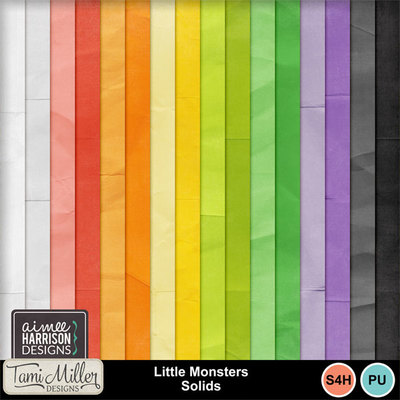 Digital Scrapbooking Kits | Little Monsters Bundle-(TMD) | Holidays ...