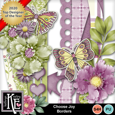 Digital Scrapbooking Kits | Choose Joy Borders-(Kathryn) | Everyday ...