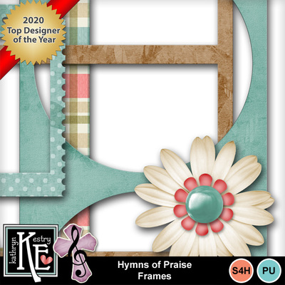 Digital Scrapbooking Kits | Hymns of Praise Frames-(Kathryn ...