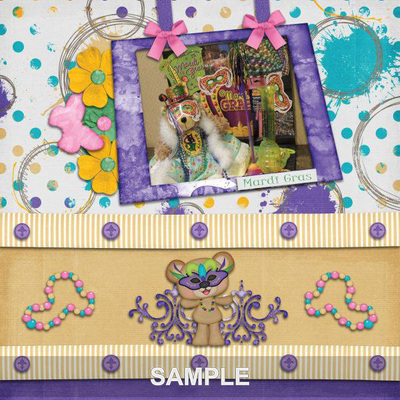 Digital Scrapbooking Kits | Mardi Gras-(FranB) | Holidays, Vacations ...