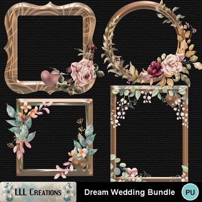 Digital Scrapbooking Kits | Dream Wedding Bundle-(LLLCrtn ...