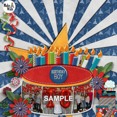 Digital Scrapbooking Kits | Birthday Wish BUNDLE-(LisaMM) | Birthdays ...