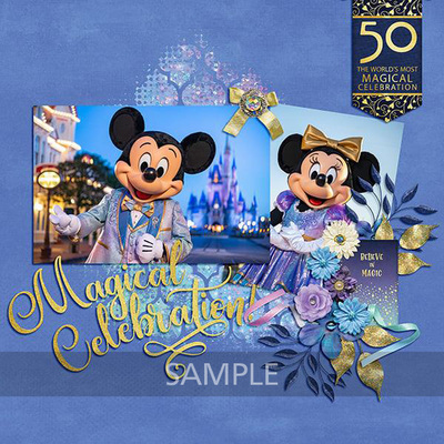 Digital Scrapbooking Kits | 50 Magical Years-kit-(MSG) | Birthdays ...