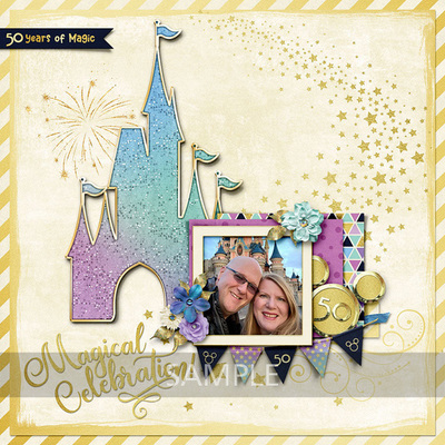 Digital Scrapbooking Kits | 50 Magical Years-kit-(MSG) | Birthdays ...