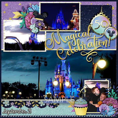 Digital Scrapbooking Kits | 50 Magical Years-kit-(MSG) | Birthdays ...