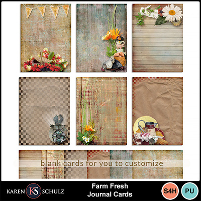 Digital Scrapbooking Kits | Farm Fresh Bundle-(Snicker) | Animals ...