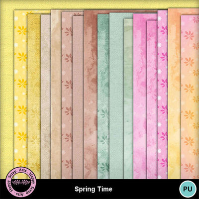 Digital Scrapbooking Kits | Spring Time kit-(HSA) | Nature, Seasons ...