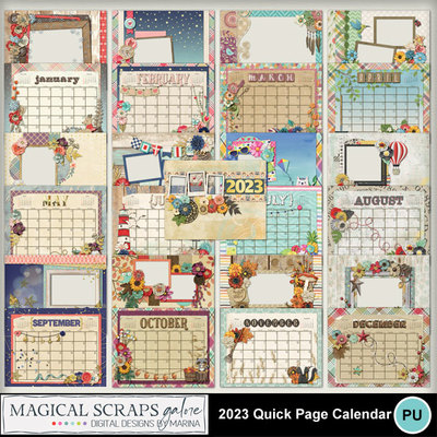 Digital Scrapbooking Kits - Calendars | MyMemories