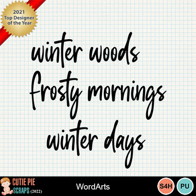 Digital Scrapbooking Kits | 2022 November-BT-Words Art-(Arshia0 ...