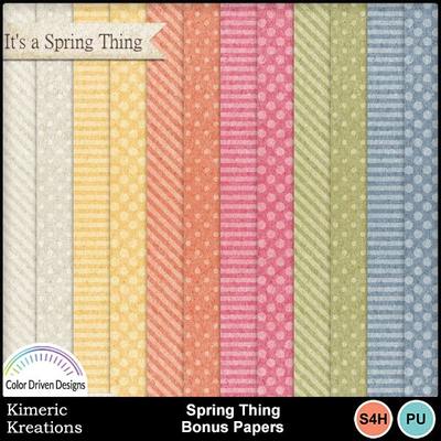 Digital Scrapbooking Kits | Spring Thing Bundle-(kimeric) | Holidays ...