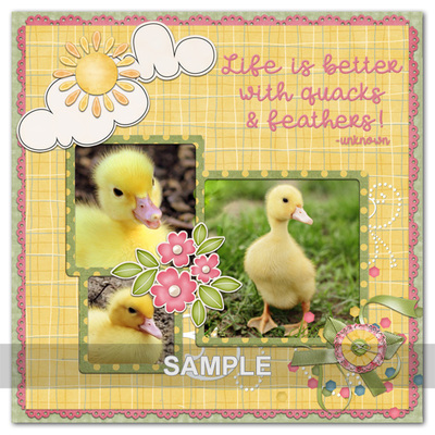 Digital Scrapbooking Kits | April Showers Frames-(Kathryn) | Seasons ...