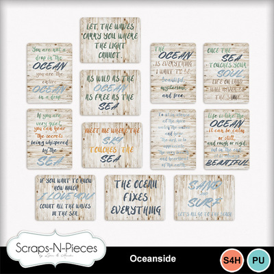 Digital Scrapbooking Kits | Oceanside Kit-(SNP) | Beach, Nature ...