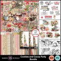 Digital Scrapbooking Kits | Cookies and Cocoa Party Gift 01-(Snicker ...