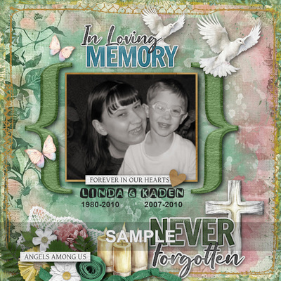 Digital Scrapbooking Kits | Remembrance Page Kit-(aimeeh) | Memories ...