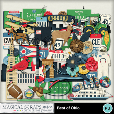 Digital Scrapbooking Kits | Best of Ohio-bundle-(MSG) | Entertainment ...