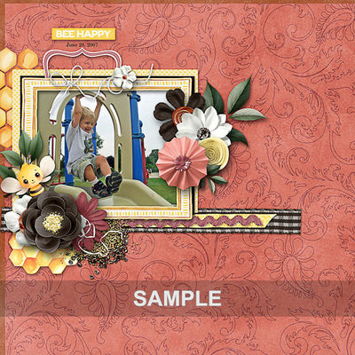 Digital Scrapbooking Kits | The Bee's Knees KIT-(TwinMom) | Decorative ...