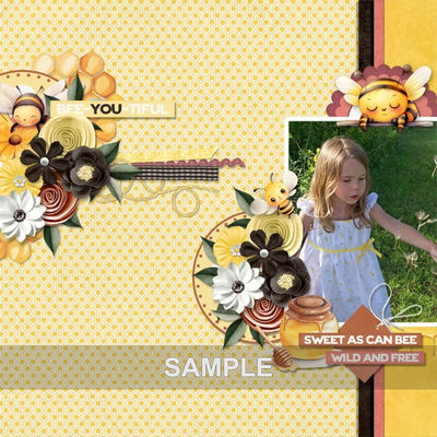 Digital Scrapbooking Kits | The Bee's Knees KIT-(TwinMom) | Decorative ...