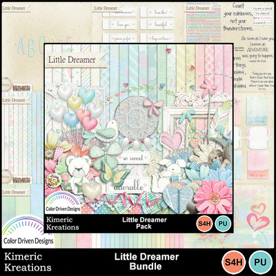Digital Scrapbooking Kits | Little Dreamer Bundle-(kimeric) | Babies ...