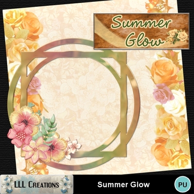 Digital Scrapbooking Kits | Summer Glow-(LLLCrtn) | Decorative ...