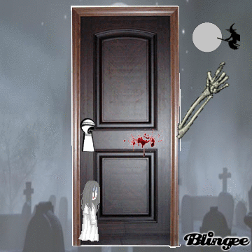 do not enter the scary door Picture #71793039 | Blingee.com