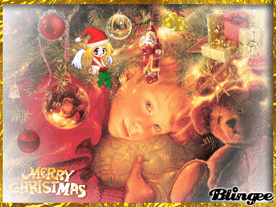 Waiting for Santa Christmas-scene Picture #77574609 | Blingee.com